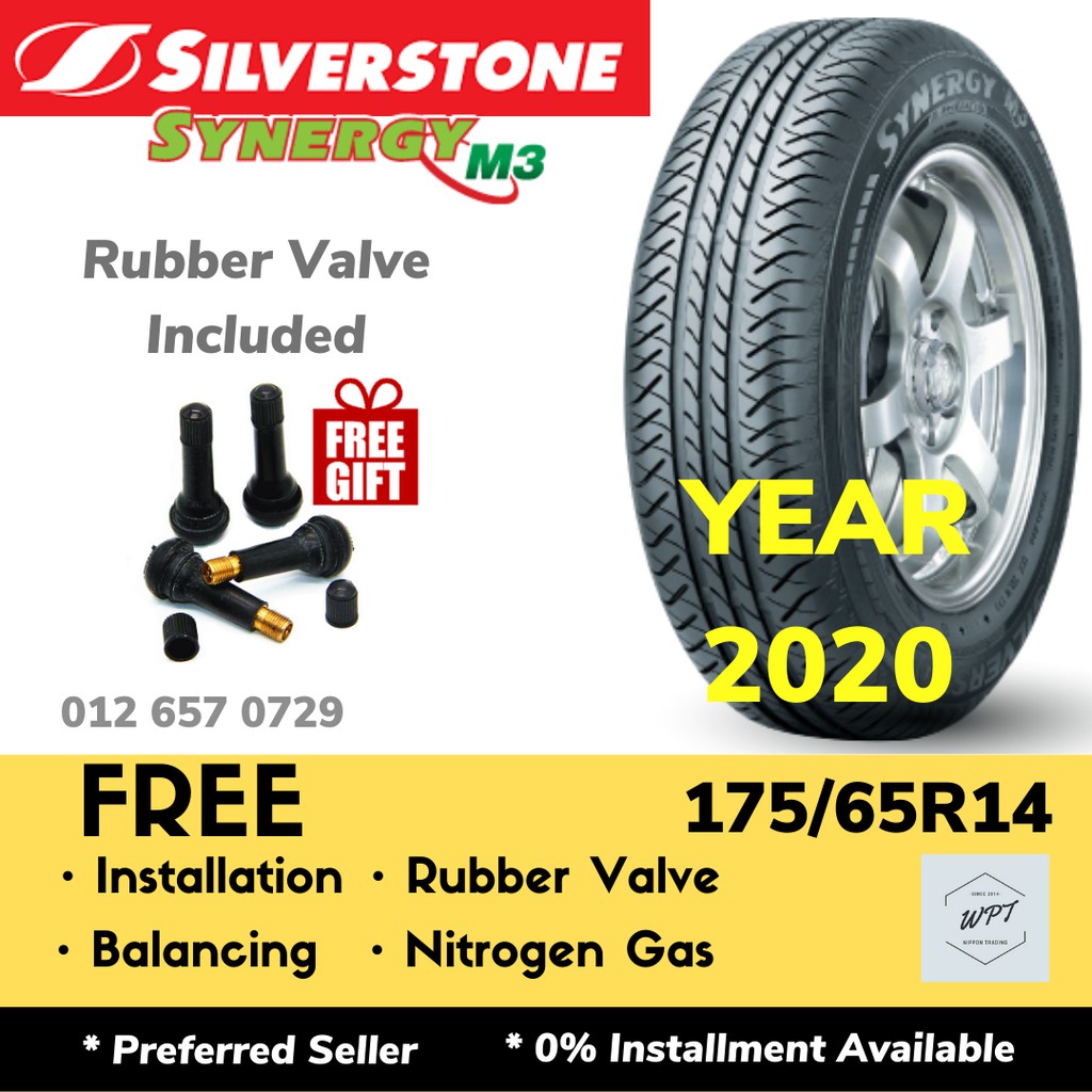 175/65R14 SILVERSTONE Synergy M3 (Installation) WPT NIPPON New Car Tyre ...