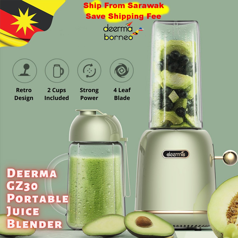 Deerma GZ30 Electric Portable Juice Blender Fruit Vegetable Juice Mixer ...