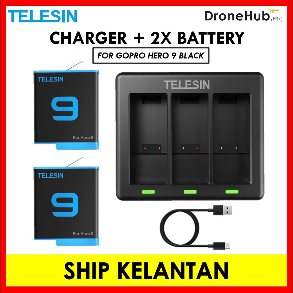 TELESIN Accessories For GoPro Hero 9 Black ( Ship From Malaysia ...