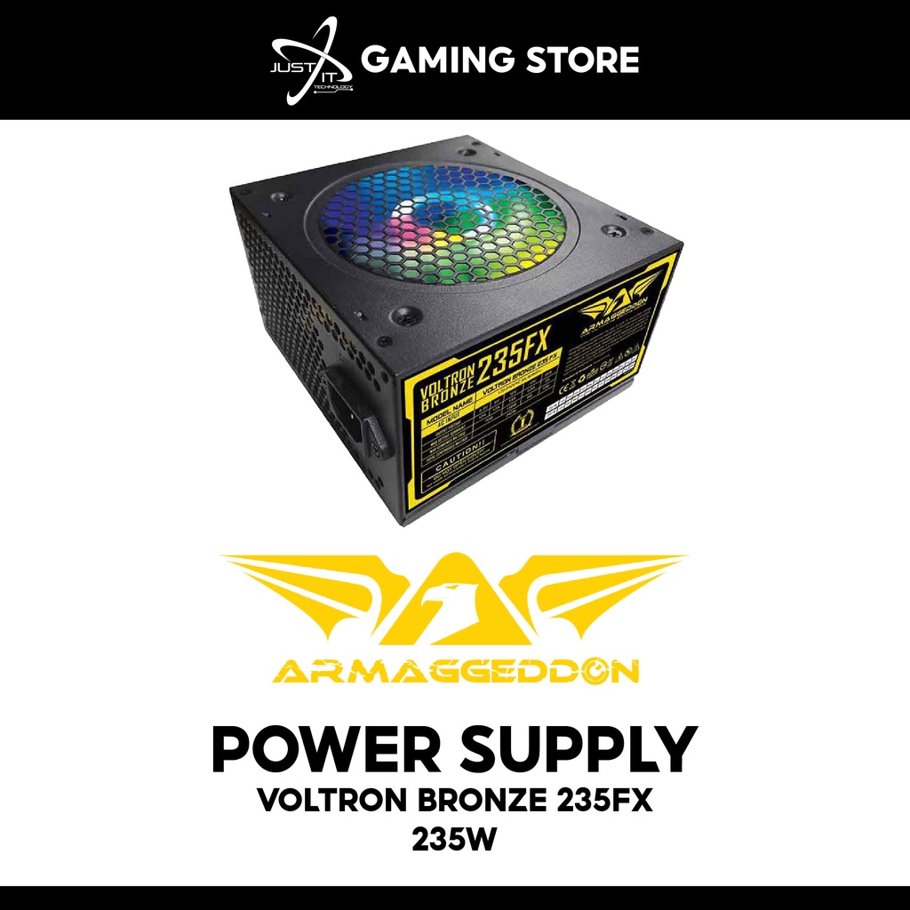 ARMAGGEDDON VOLTRON BRONZE 235FX 240W POWER SUPPLY RGB PSU | Shopee Malaysia