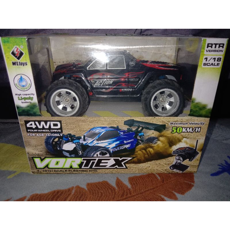 Vortex 1:18 Scale Elektrik Car RTR 50KM | Shopee Malaysia