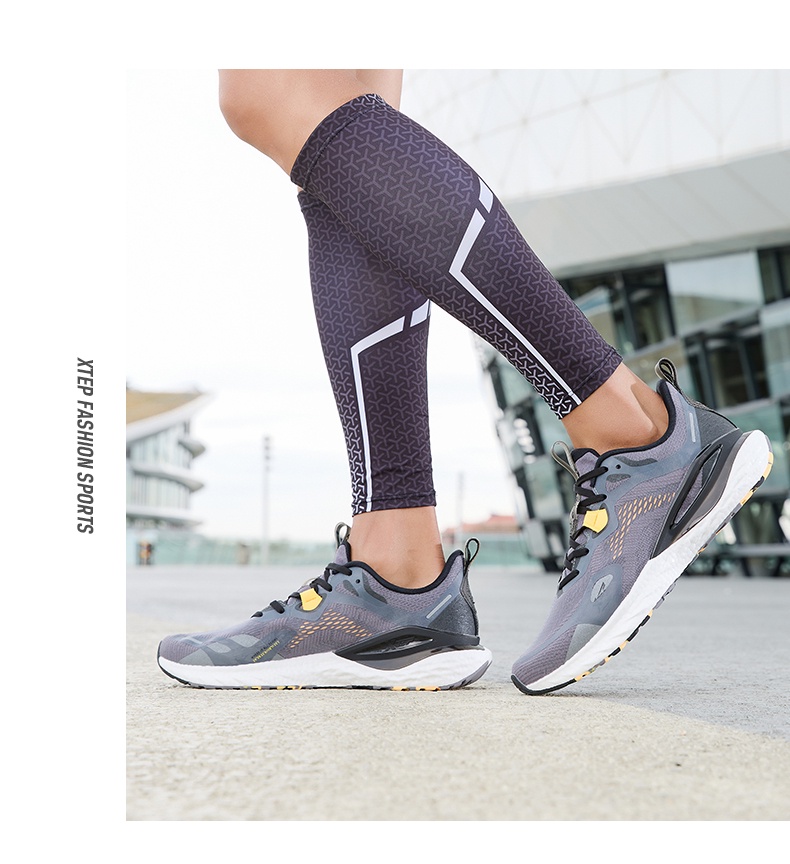 XTEP Dynamic Foam Men Running Shoes Lightweight Shock-Absorbing Casual ...