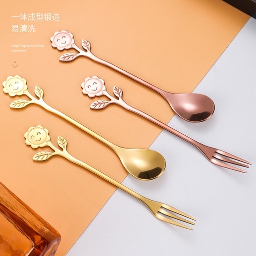 MGR MarryGiftRound Cultery Set Stainless Steel Portable Spoon Easy ...