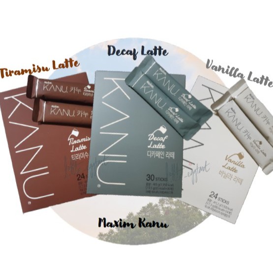 Maxim Kanu Decaf/Dolce/Nutty Caramel/Mint Choco/Latte/Double Shot ...