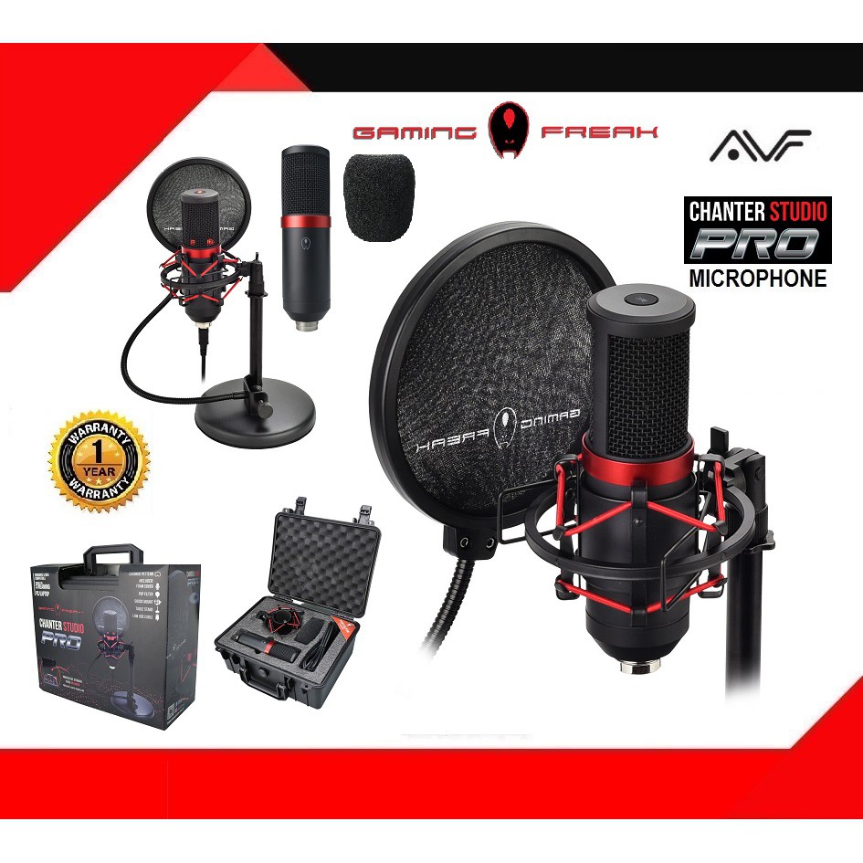 GAMING FREAK (GF-CHTSTD-PRO) CHANTER STUDIO PRO-MICROPHONE | Shopee ...