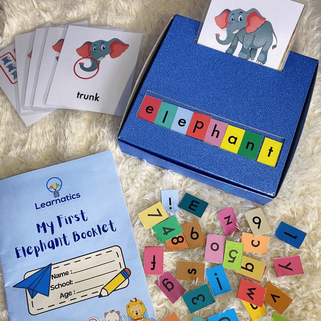 Learnatics Children Aged 4-6 DIY Learning Kit - Elephant Series ...