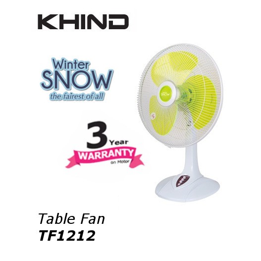 KHIND 12" TABLE FAN - TF1212 | Shopee Malaysia