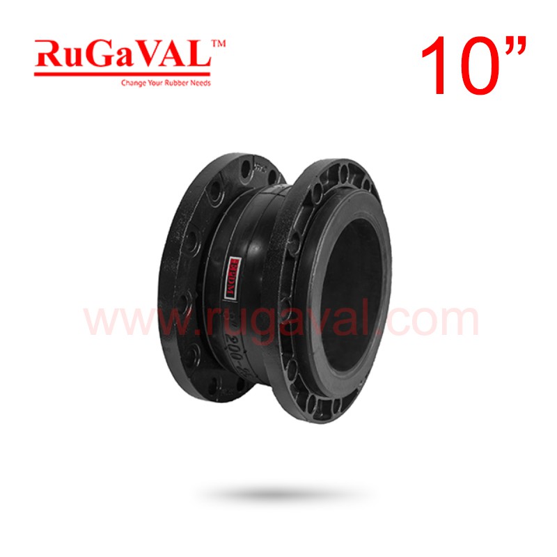 Rubber Bellow, Single Bellow Flexible joint,(Size:10'),Ductile Iron ...
