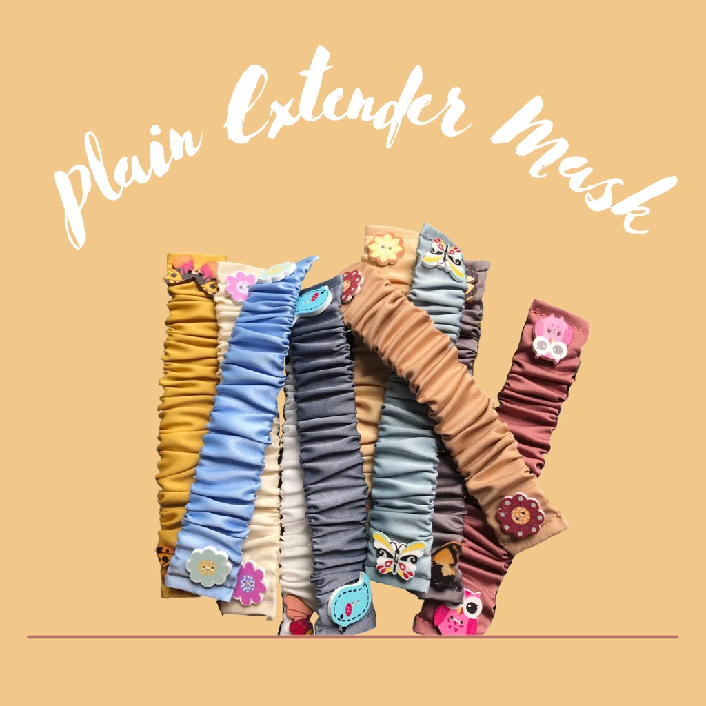 [EXTENDER PLAIN] Mask Extender connector extension Plain | Shopee Malaysia
