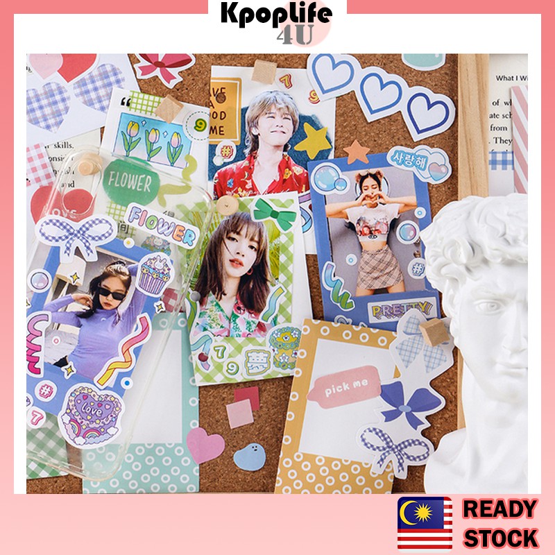 40pcs Photo Frame Deco Sticker Pack for Photocard Album Binder ...