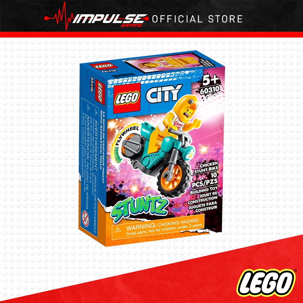 LEGO 60310 City - Chicken Stunt Bike | Shopee Malaysia