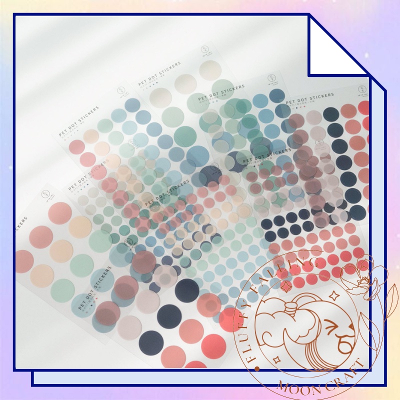 Fluff's Round Sticker Dot Sticker Aesthetic Sticker Vintage Sticker ...