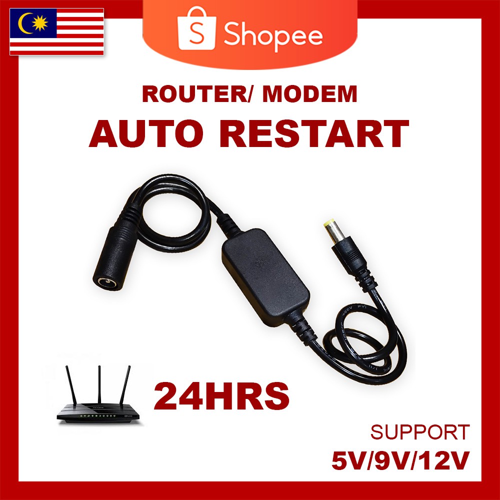 Router Modem Auto Restart Timer Device 24 Hours Auto Cut Off Restart | Shopee Malaysia