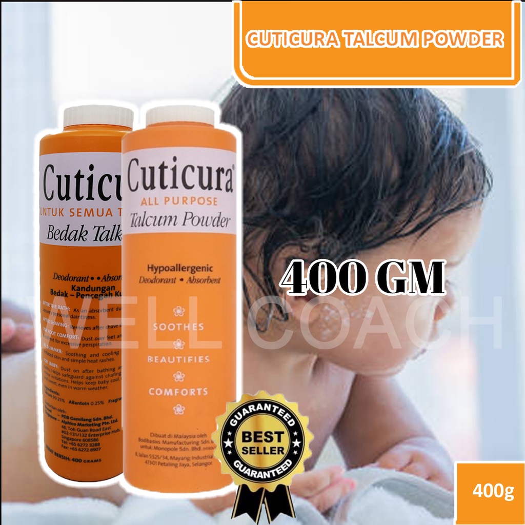 Original CUTICURA TALCUM POWDER 400gm | Shopee Malaysia