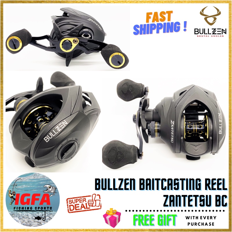 [IGFA] BULLZEN ZANTETSU BC REEL Casting Reel Bullzen Baitcasting Reel ...