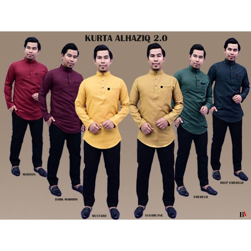 🌟🌟KURTA SLIMFIT KURTA MODEN KURTA AL HAZIQ🌟🌟 | Shopee Malaysia