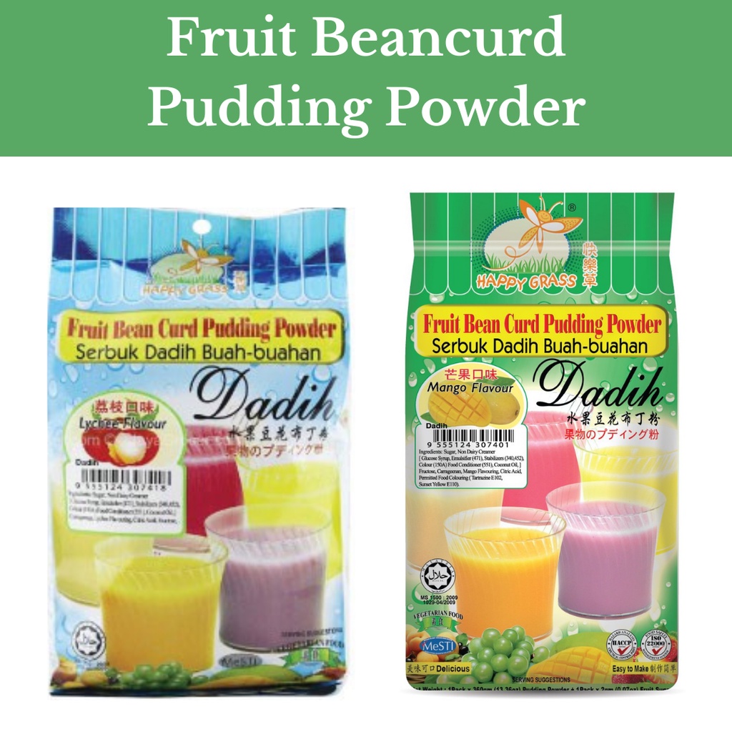 Happy Grass Fruit Bean Curd Pudding Powder 360G | Dadih | Shopee Malaysia