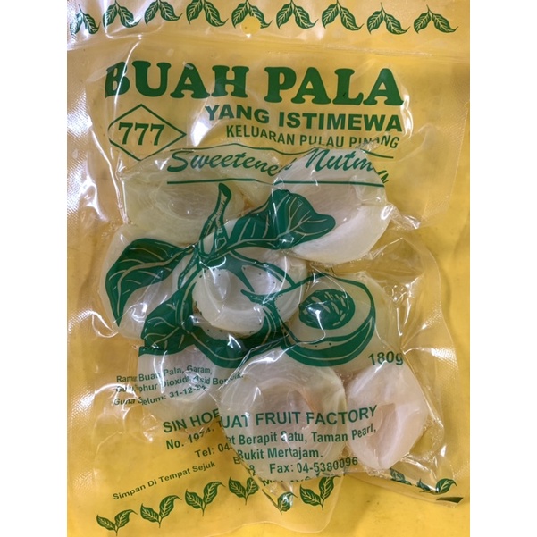 🔥PENANG FAMOUS🔥JERUK Plum Kuning Pala Bunga Hirisan Buah Pala Ketulan ...