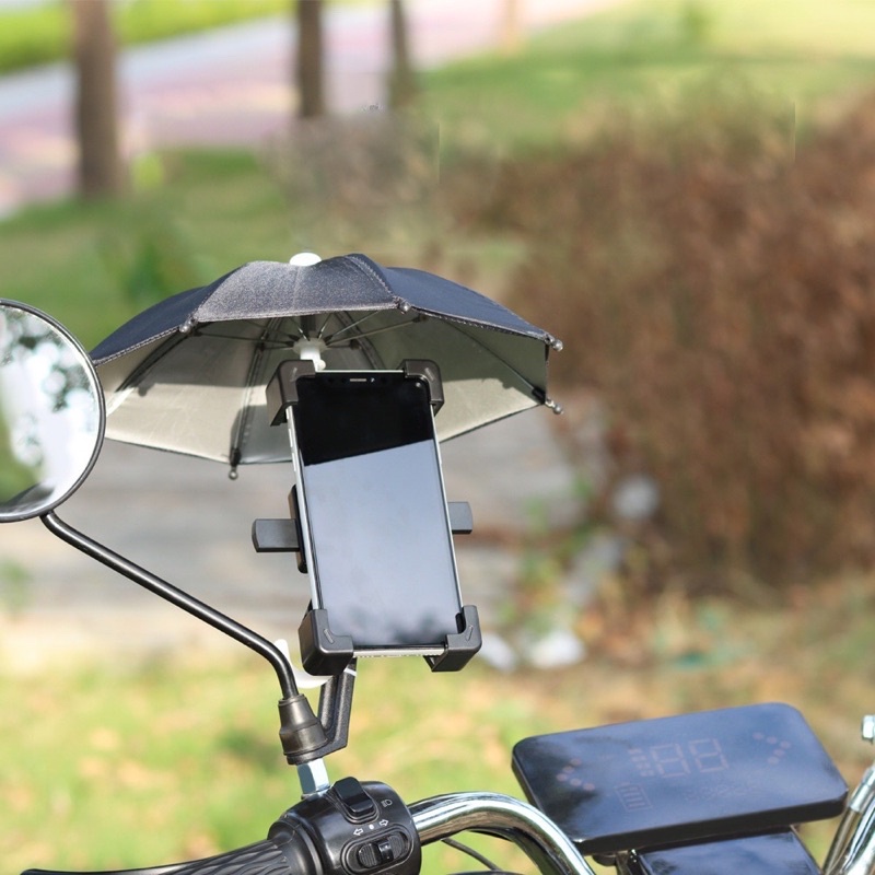 Waterproof Outdoor Mini Umbrella Phone Holder Payung Protector Thicken ...