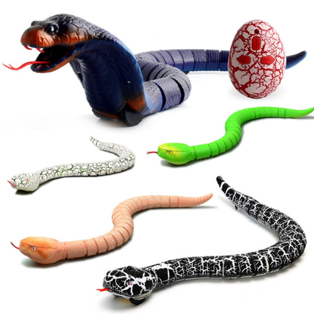 Novelty RC Snake Naja Cobra Viper Remote Control Robot Animal Toy with ...