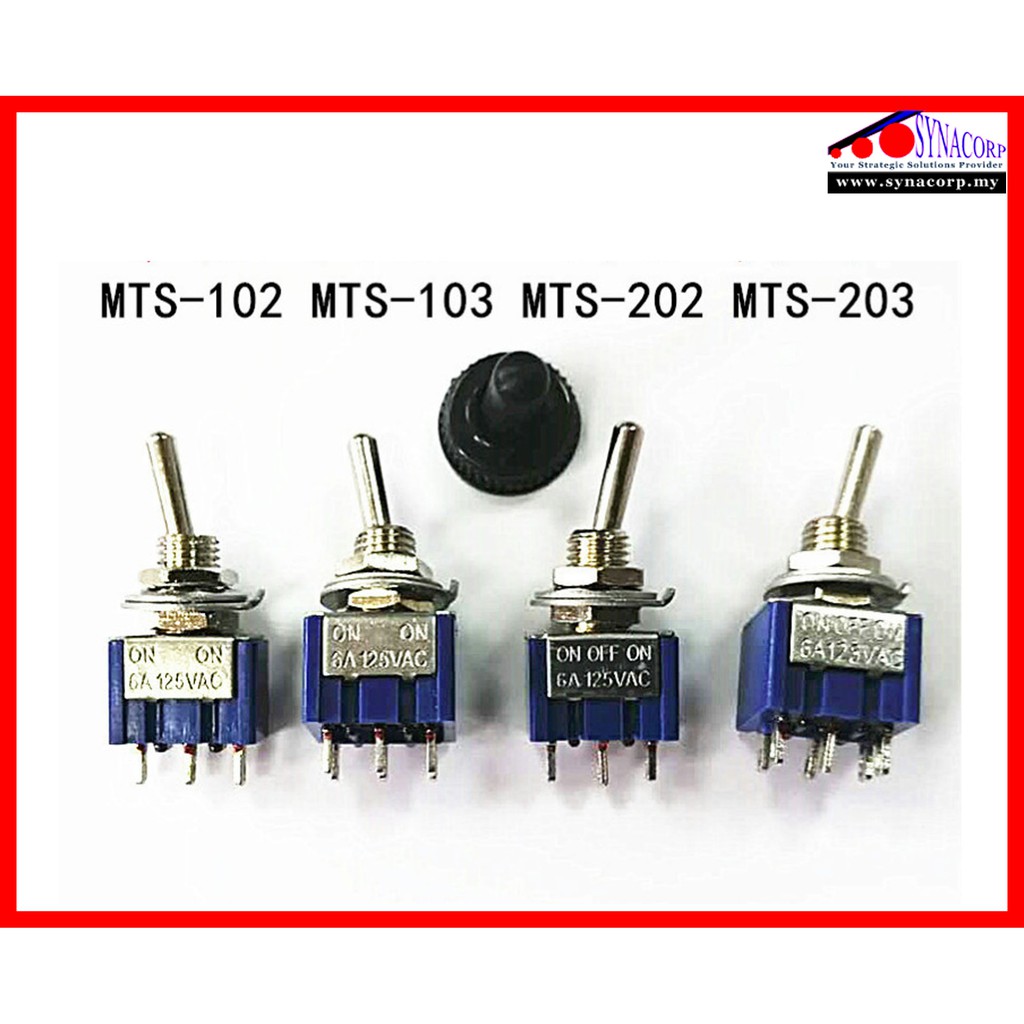 3 6 Pins Spdt Dpdt Toggle Switch Straight Bent Right Angle C W Cap