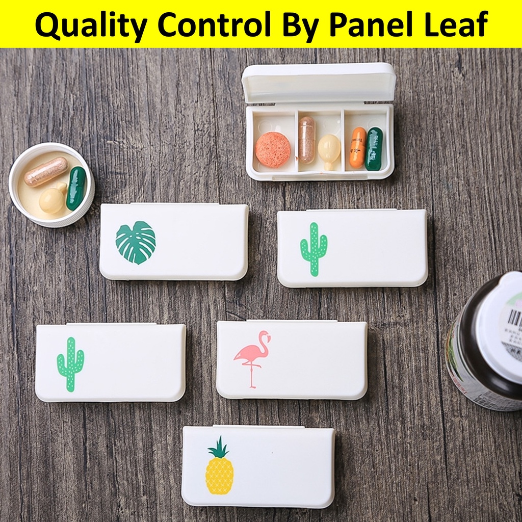 🔥Ready Stock🔥 (2PCS) Pill Box Medicine Box Supplement Box Mini Pill Box ...