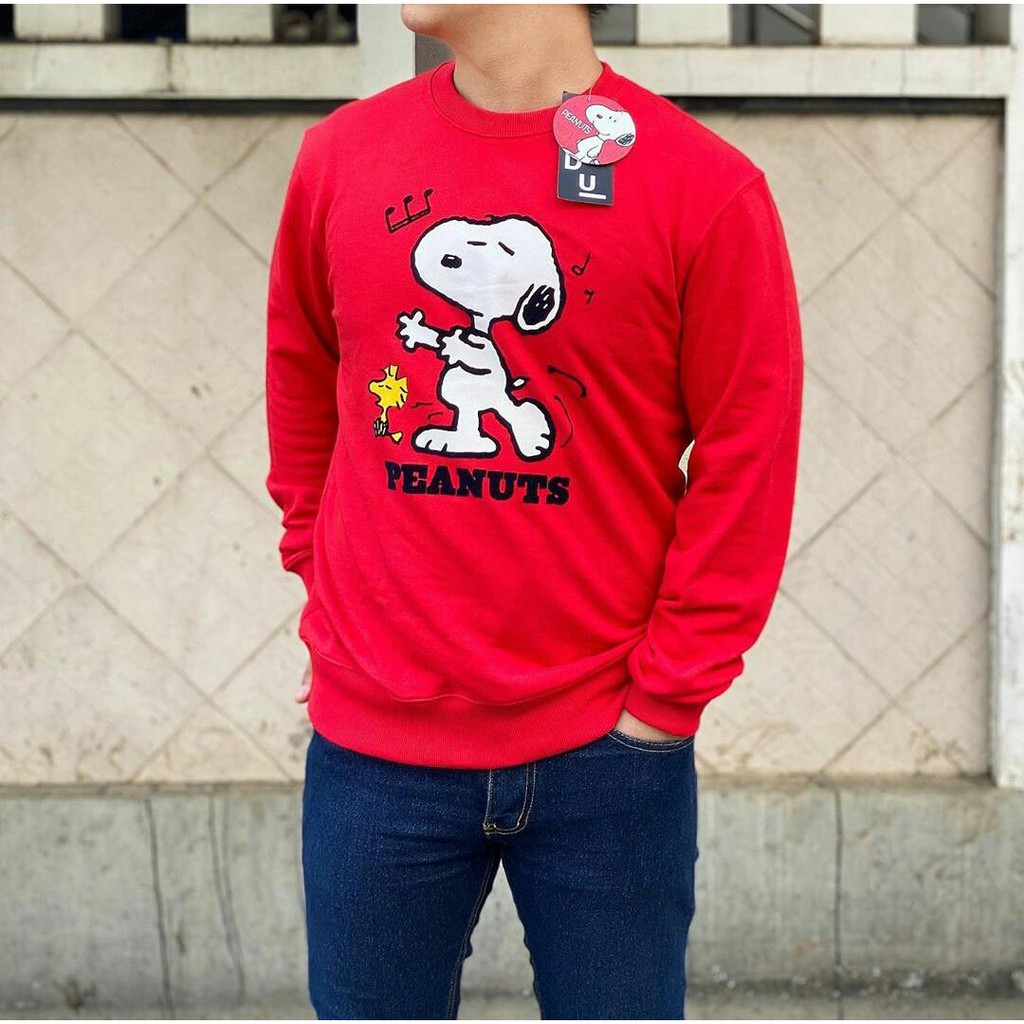 Red Snoopy Sweater (Original) | Shopee Malaysia