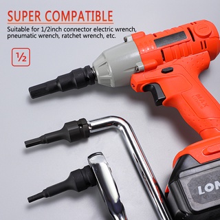 CR-MO Steel 1/2" Dr H5-H14 DR Hex Drive Bit Impact Hex Bit Impact Hex ...