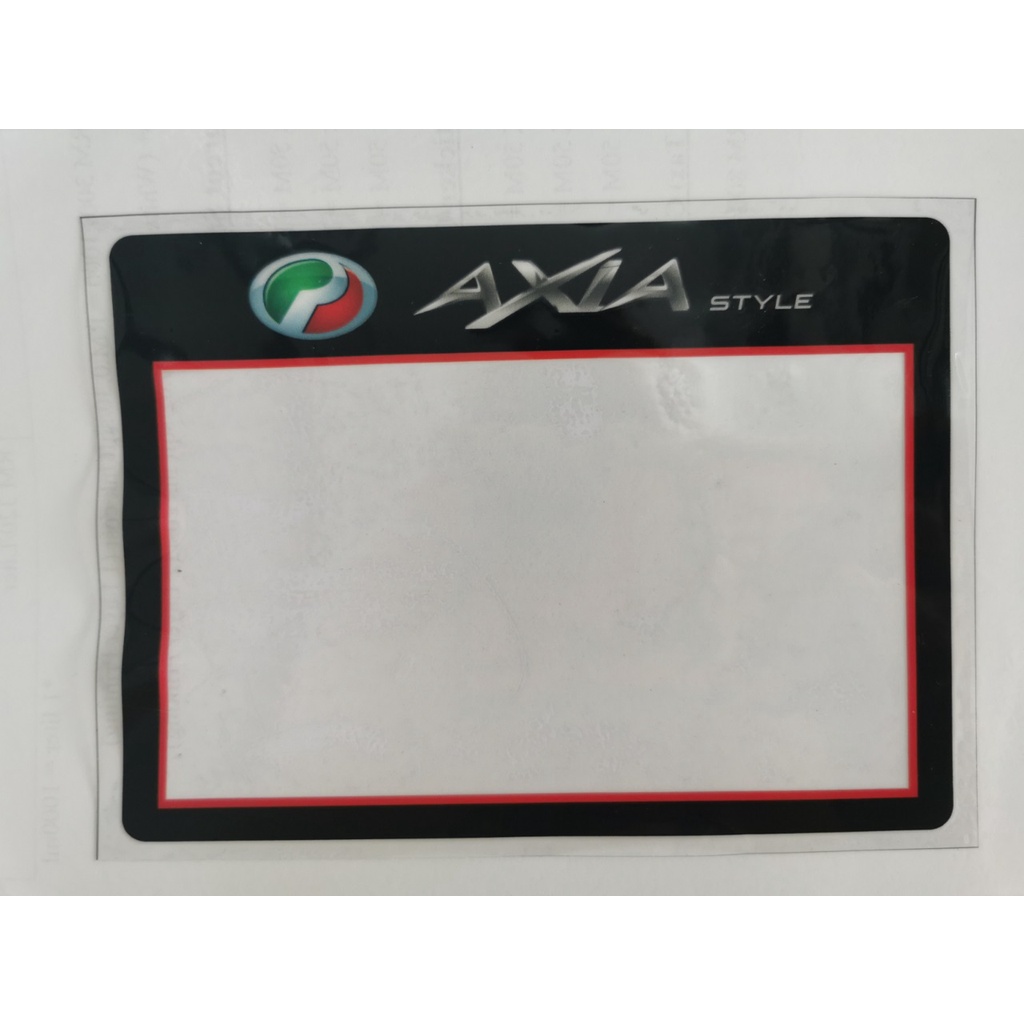 Car RoadTax Sticker Perodua Myvi Axia | Shopee Malaysia