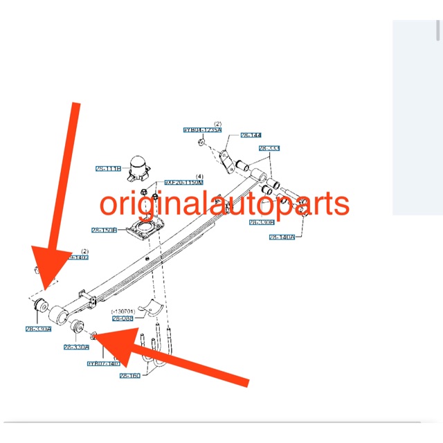 (Set-2pcs)Ford Ranger T6 T7 Rear Spring Bush. | Shopee Malaysia