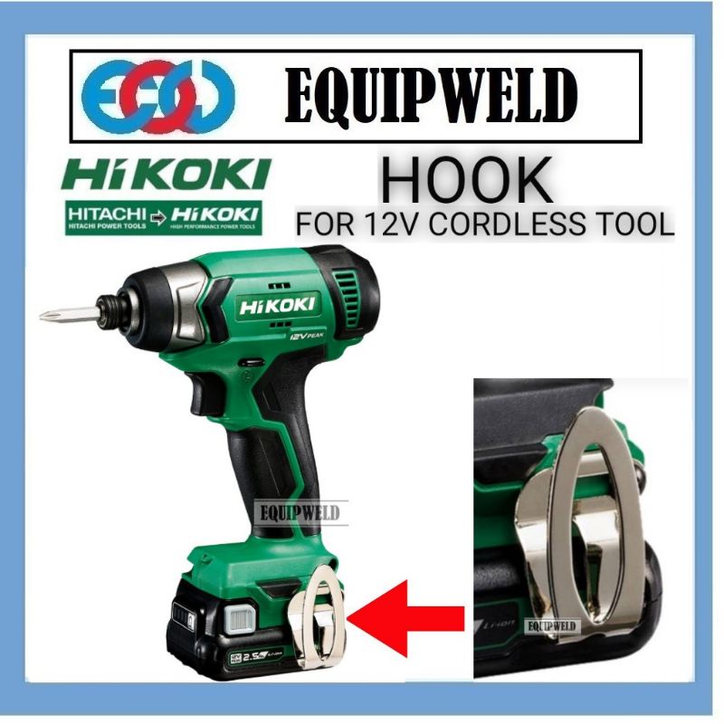 SPARE PART - HIKOKI HITACHI HOOK FOR 12V CORDLESS TOOL (ORIGINAL ...