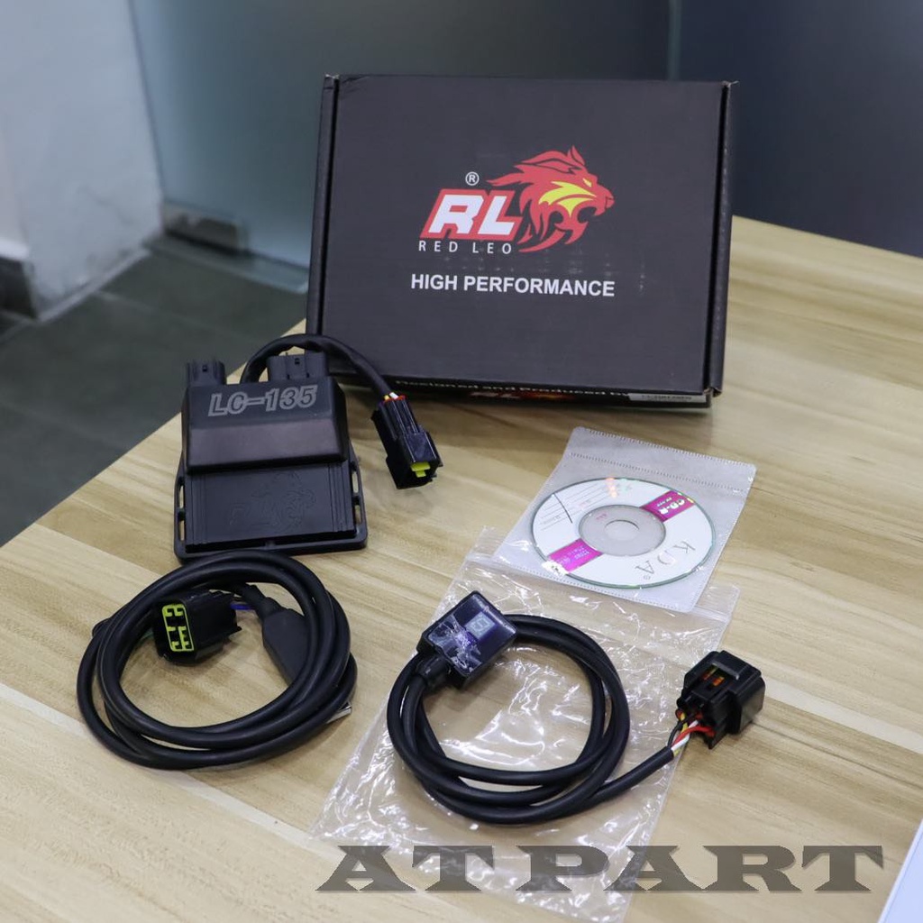 RED LEO YAMAHA LC135 LC 135 V1-V7 CDI RACING UNIT PNP SETTING MELETUP ...