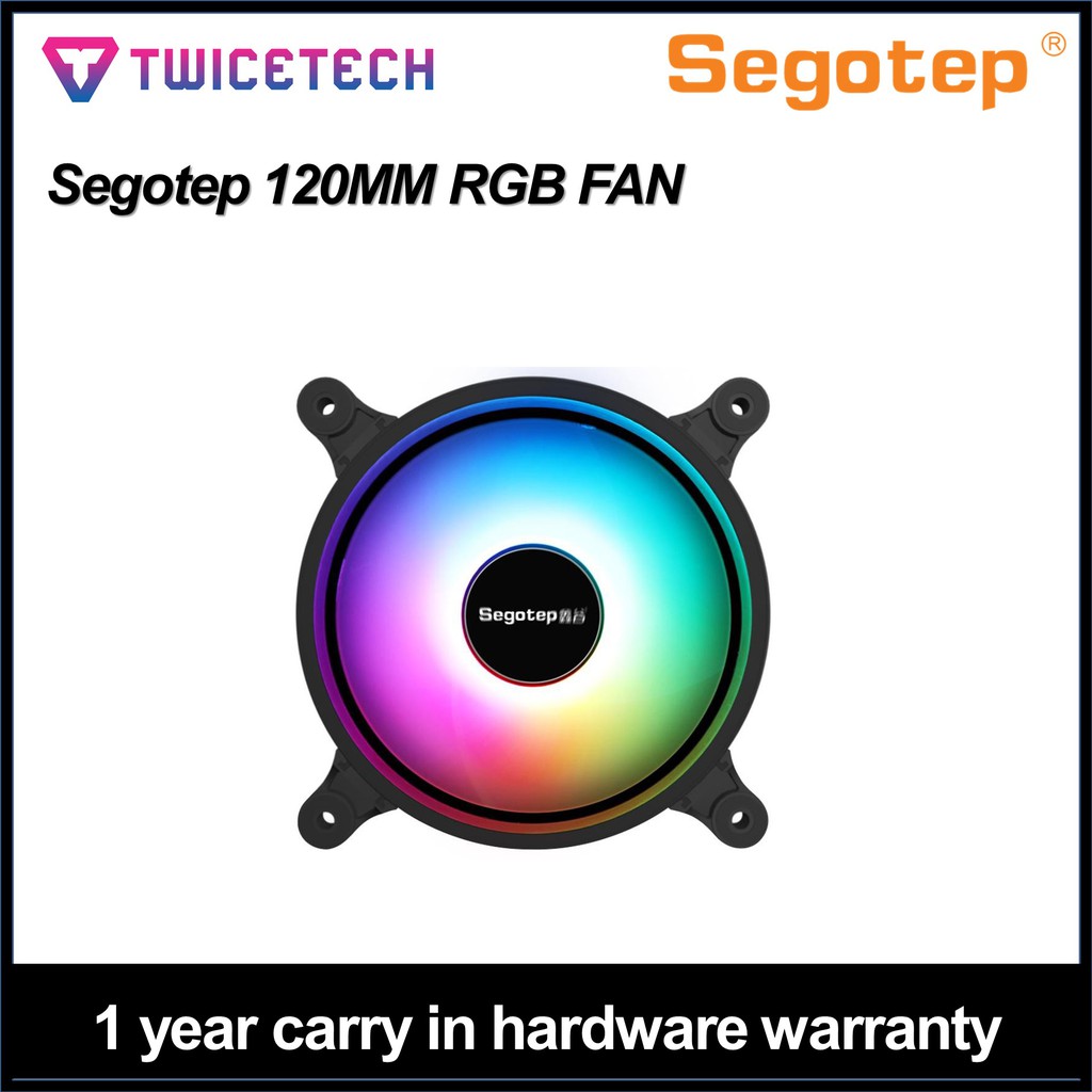 Segotep FA120 RGB Casing Fan / Gaming PC Casing Fan / RGB Light ...
