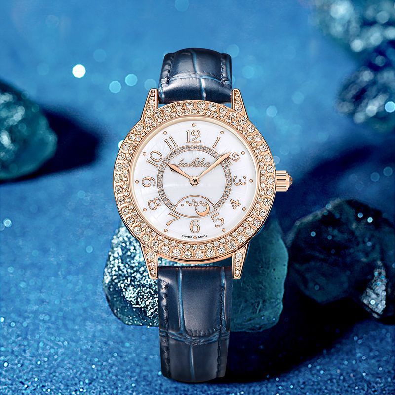 Lucica live broadcast new women's watch Beimu dial 35mm diamond belt ...