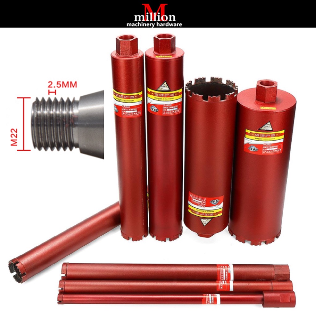 (M22) 200mm 220mm Diamond Core Drill Bit / Coring Drilling Bit For ...