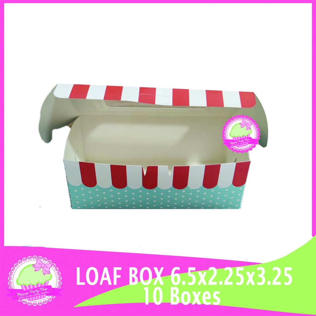 MPS | 10 Pcs Loaf Box - 6 , 7 , and 8" Freshly Bake with Window ...