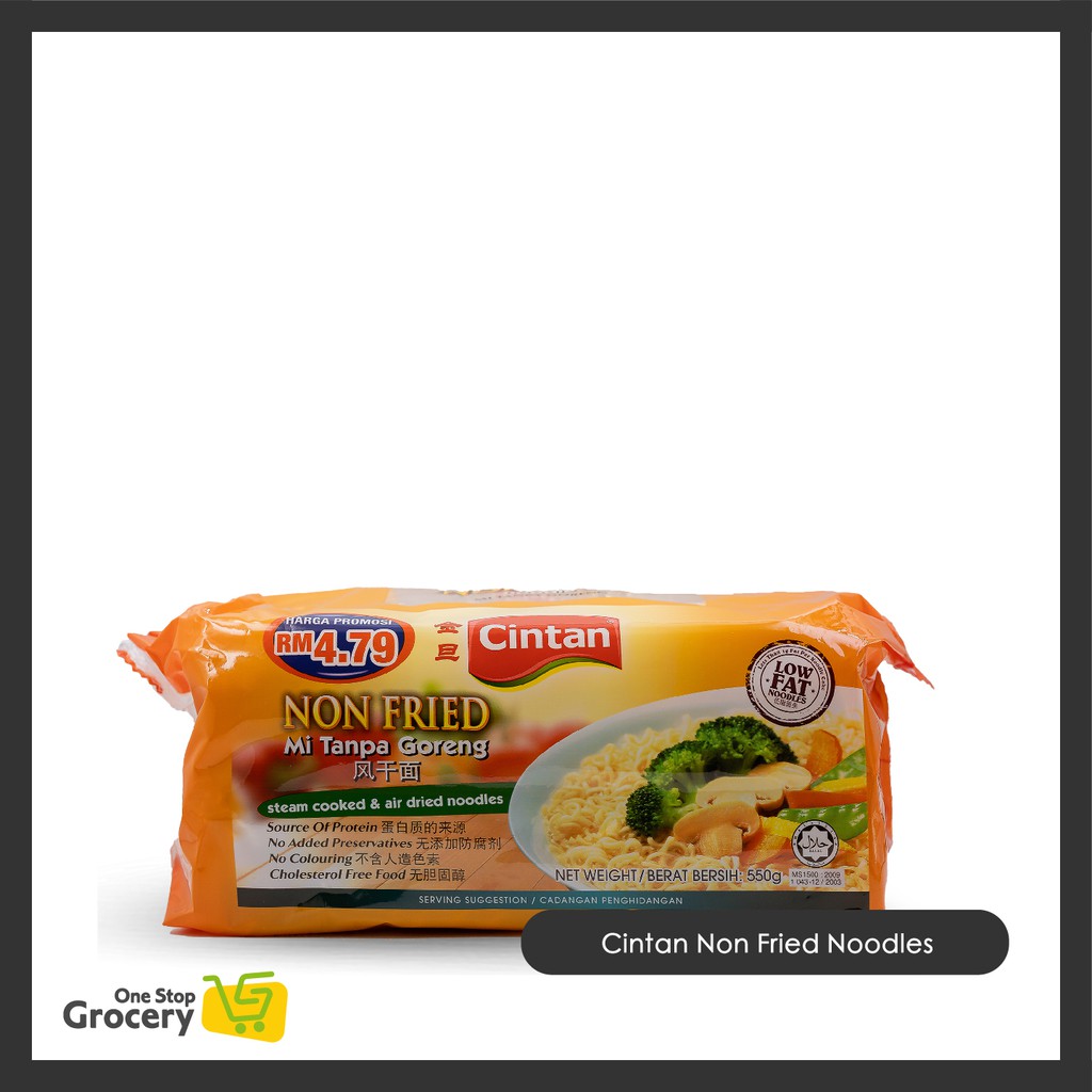 Cintan Non Fried Original Noodles (Mi Tanpa Goreng) 550g | Shopee Malaysia