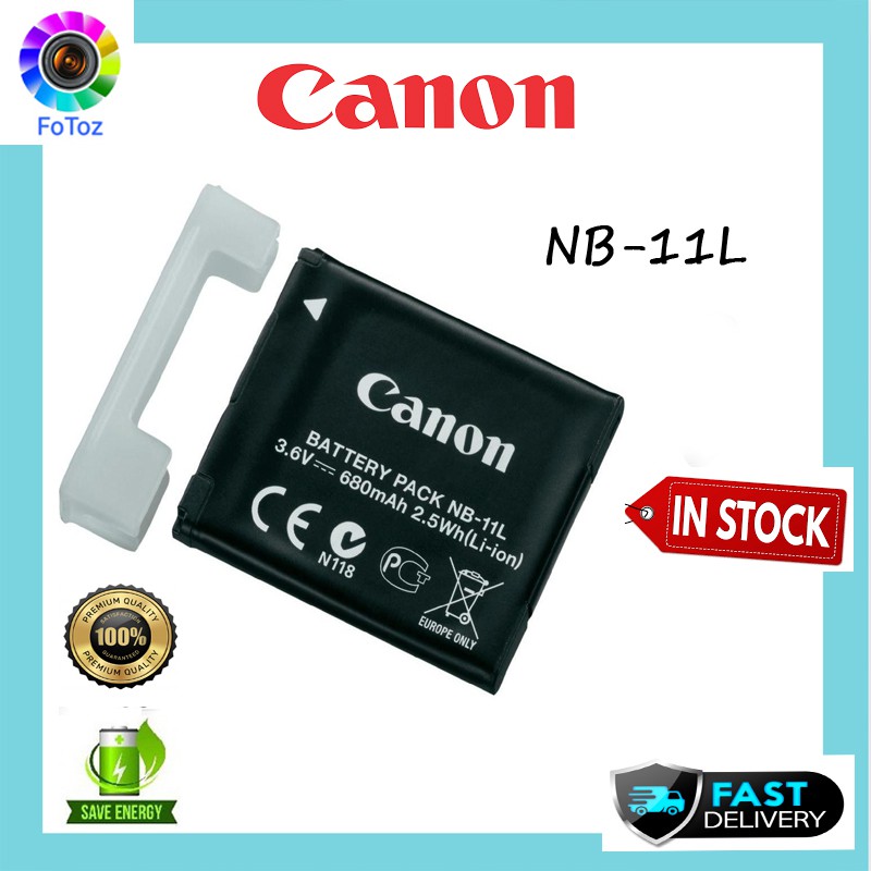 Canon NB-11L ( 1Years Warranty) 3.6V 680mAh 2.5Wh Lithium-Ion Battery ...
