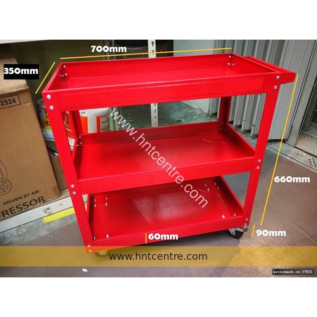 3 LEVEL SERVICE TOOL CART TROLLEY WORKSHOP/ SERVICE CART | Shopee Malaysia
