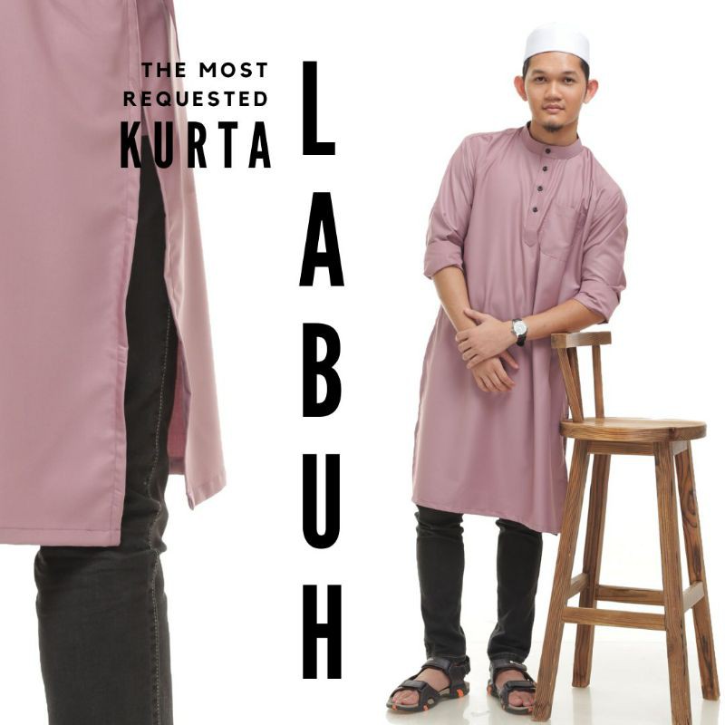 Kurta Labuh Lelaki Cotton Murah Selesa | Shopee Malaysia