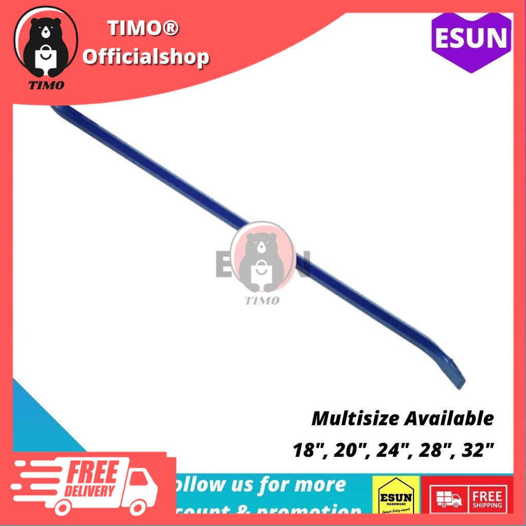 Besi Bar Perengkuh Steel Wrecking Bar-Bend Heavy Duty Forged High ...