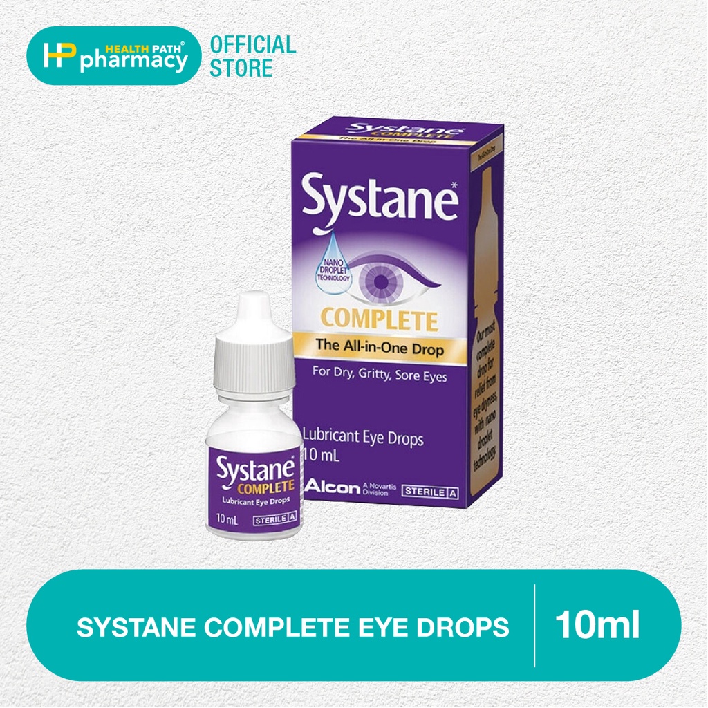SYSTANE COMPLETE EYE DROPS 10ML THE ALL IN ONE LUBRICANT FOR DRY SORE ...