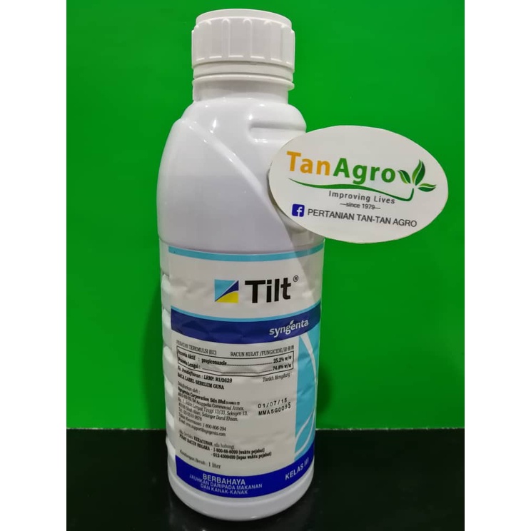👉🏻ORIGINAL👈🏻 Fungicide Syngenta Tilt (A.i propiconazole 25.2%) 1L ...