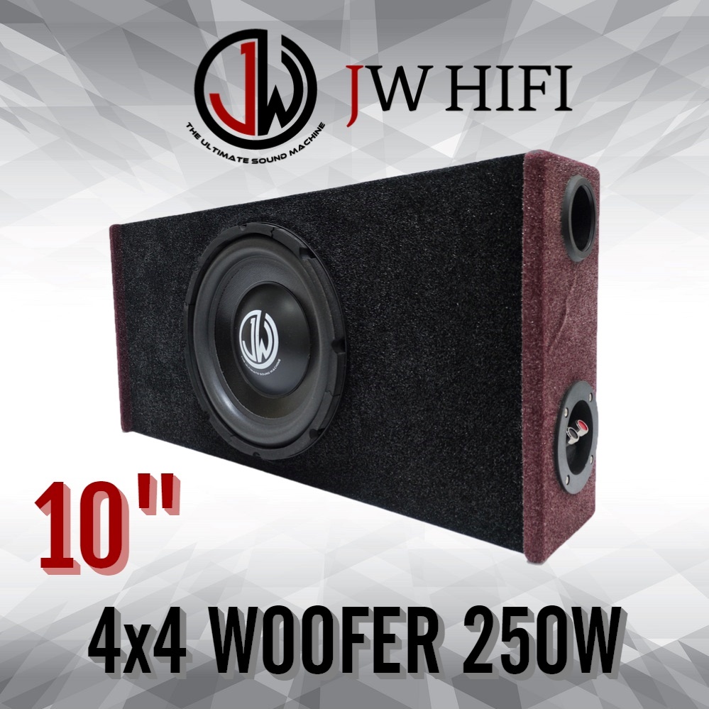 JW HIFI 4x4 Trunk Woofer Speaker 10 inch / Woofer Speaker / Car Woofer ...