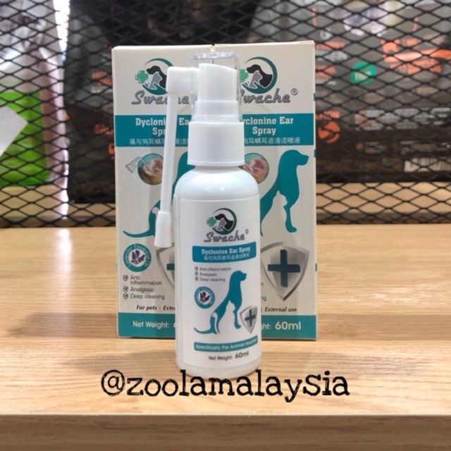 SWACHE DYCLONINE EAR SPRAY (60ml) | Shopee Malaysia