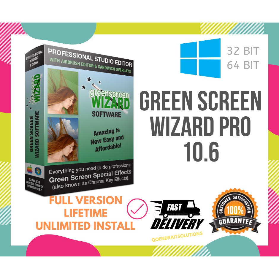 🔥HOT🔥 Green Screen Wizard Pro 10.6 | Lifetime | Full Version | Shopee ...