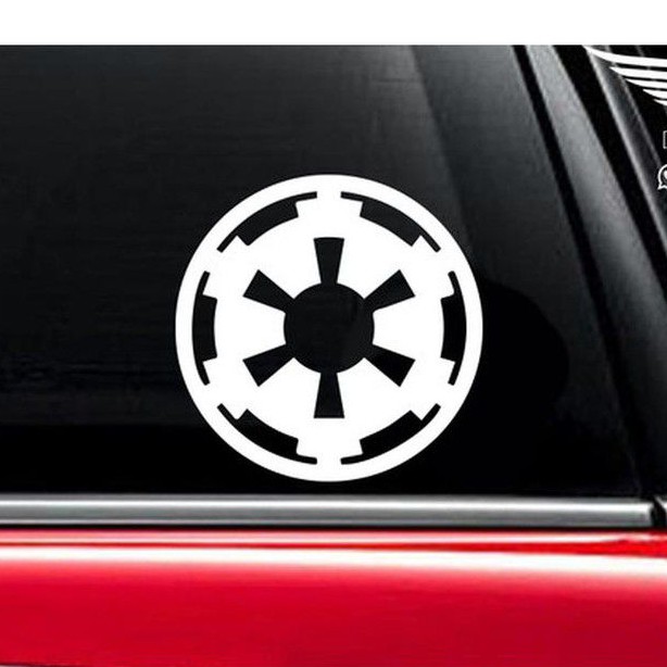 Unique Car Sticker Star Wars Empire Circle logo Vinyl Decal Sticker ...