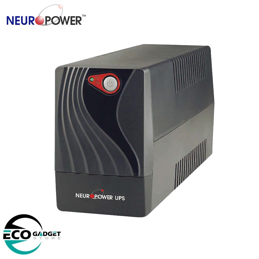 NEUROPOWER Compact 800-3UK - Line Interactive UPS Affordable Compact UPS for Office Desktop ...