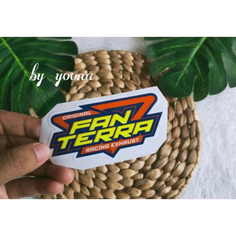 Fan TERRA sticker twist fanterra motorbike sticker | Shopee Malaysia