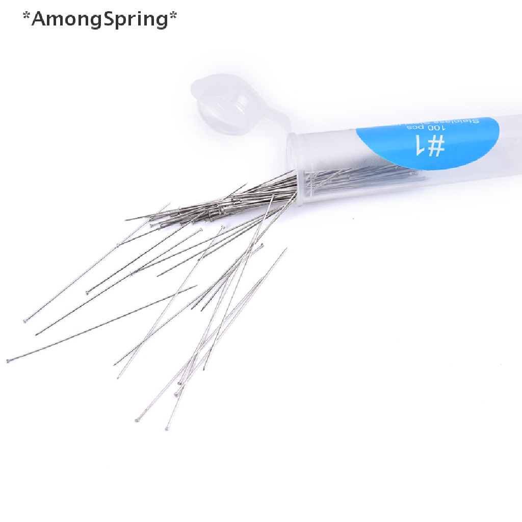 [[AmongSpring]] 100 Pcs Insect Pins Specimen Needle Stainless Steel ...